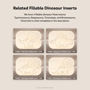 T-rex Dinosaur Puzzle Fillable Flisat Insert Trofast Lid SVG Laser Cut ...