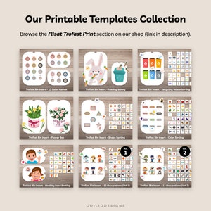 Community Helpers Activity Flisat Insert Printable Trofast Sensory Bin ...