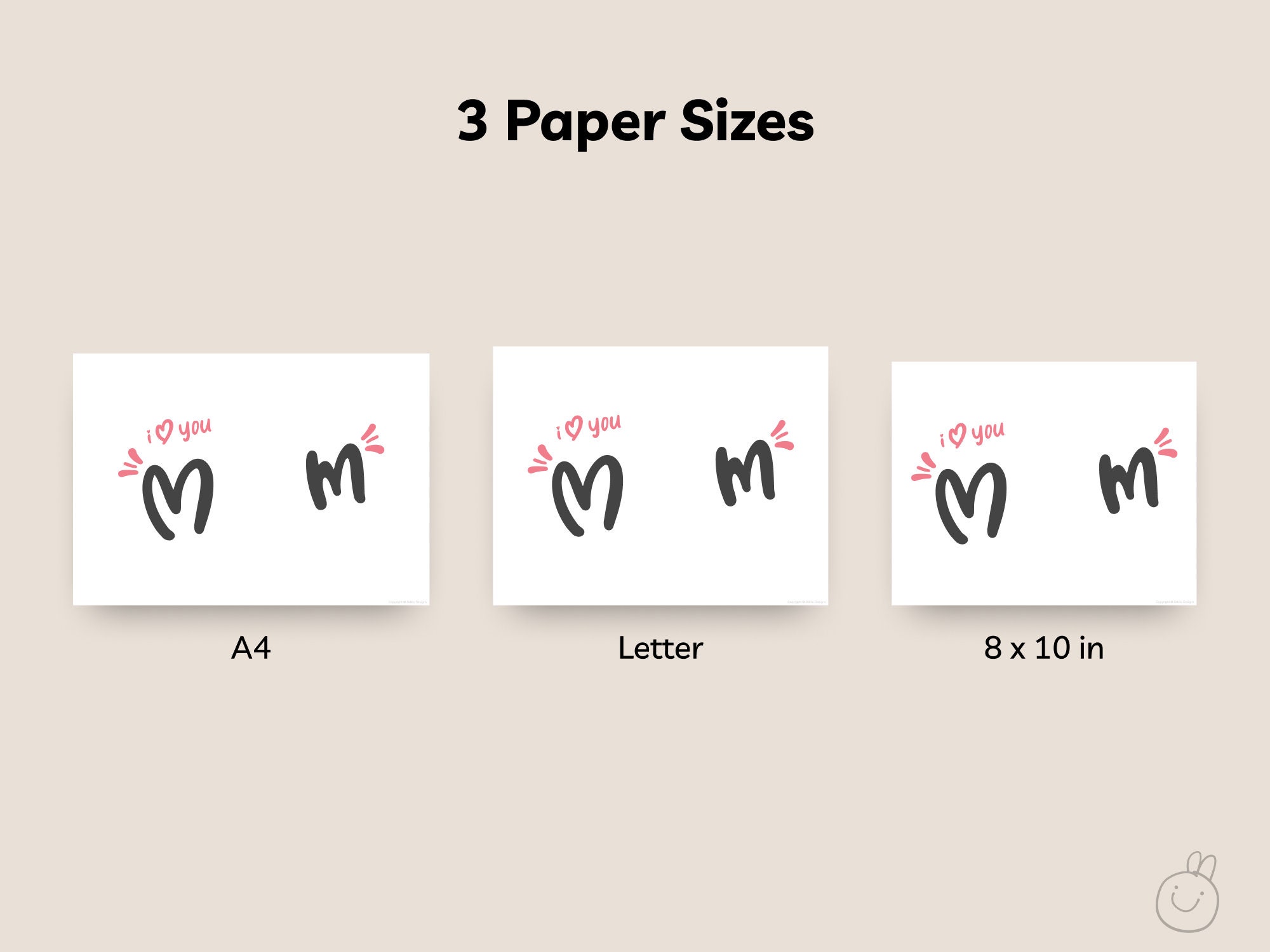 I Love You Mom Handprint Art Craft Valentine's Day Gift for Mother's ...