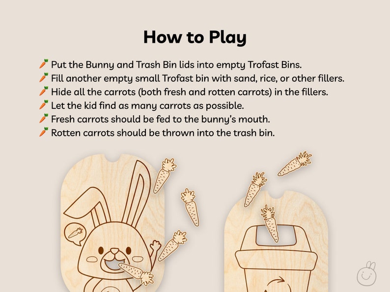 Bunny Flisat Insert SVG Template for Trofast Bin Lid & Flisat - Etsy