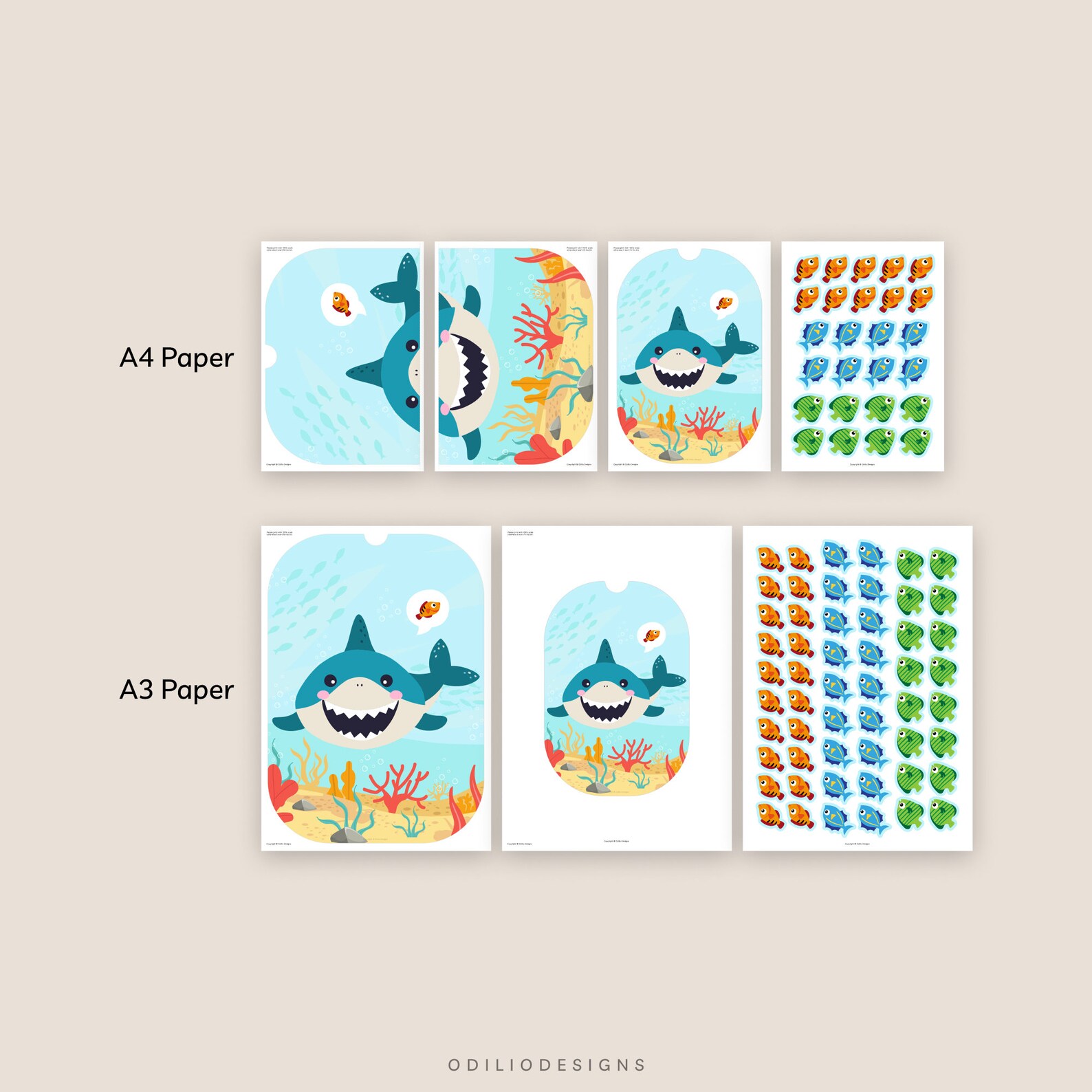 Feeding Shark Flisat Insert Printable Trofast Bin Lid With Feed Shark ...