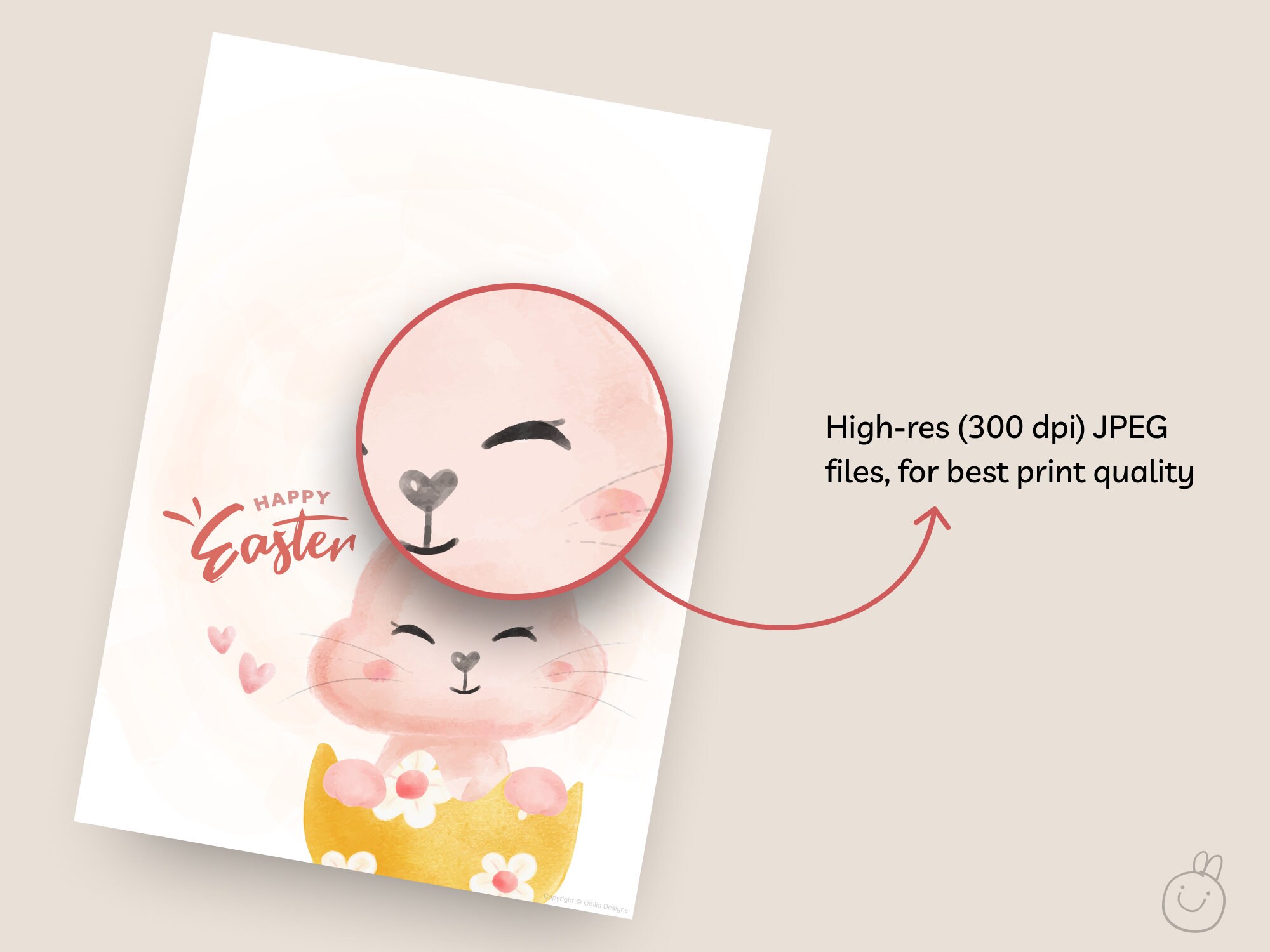 Happy Easter Bunny Footprint Art Craft for Toddler Foot Print Printable ...