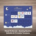 Editable Bedtime Routine Chart for Kids Evening Routine Card Toddler ...