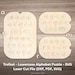 T-rex Dinosaur Puzzle Fillable Flisat Insert Trofast Lid SVG Laser Cut ...