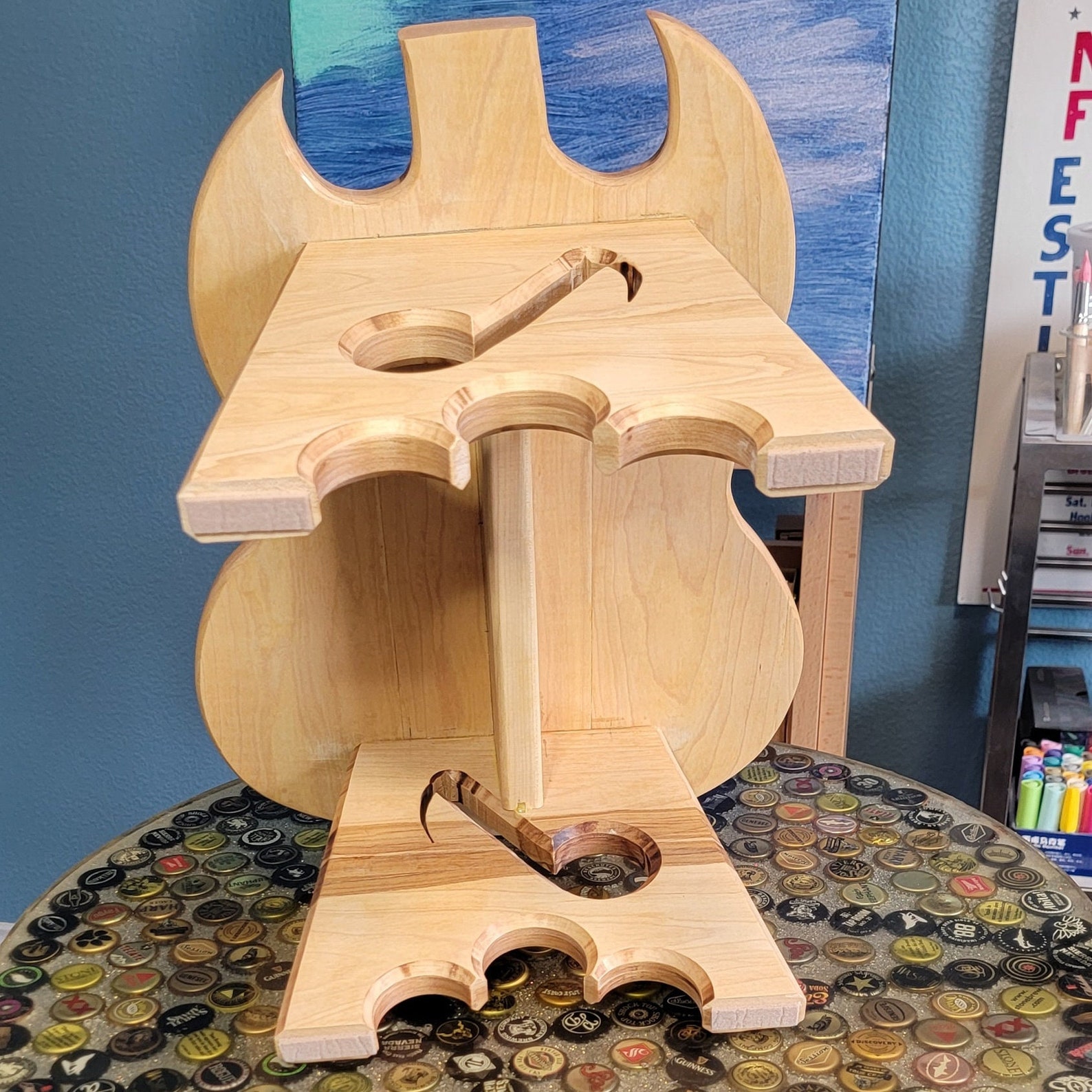 Guitar Step Stool Hard Maple Sean Ginny - Etsy
