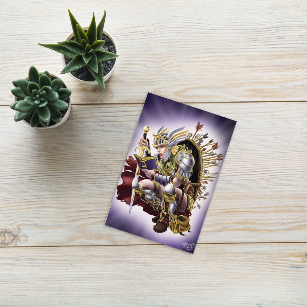 Postcard: Prayer Warrior Standard Postcard | Religion Gift Christian ...
