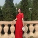Special Design Vietnamese Dresses (red) Lace - Etsy