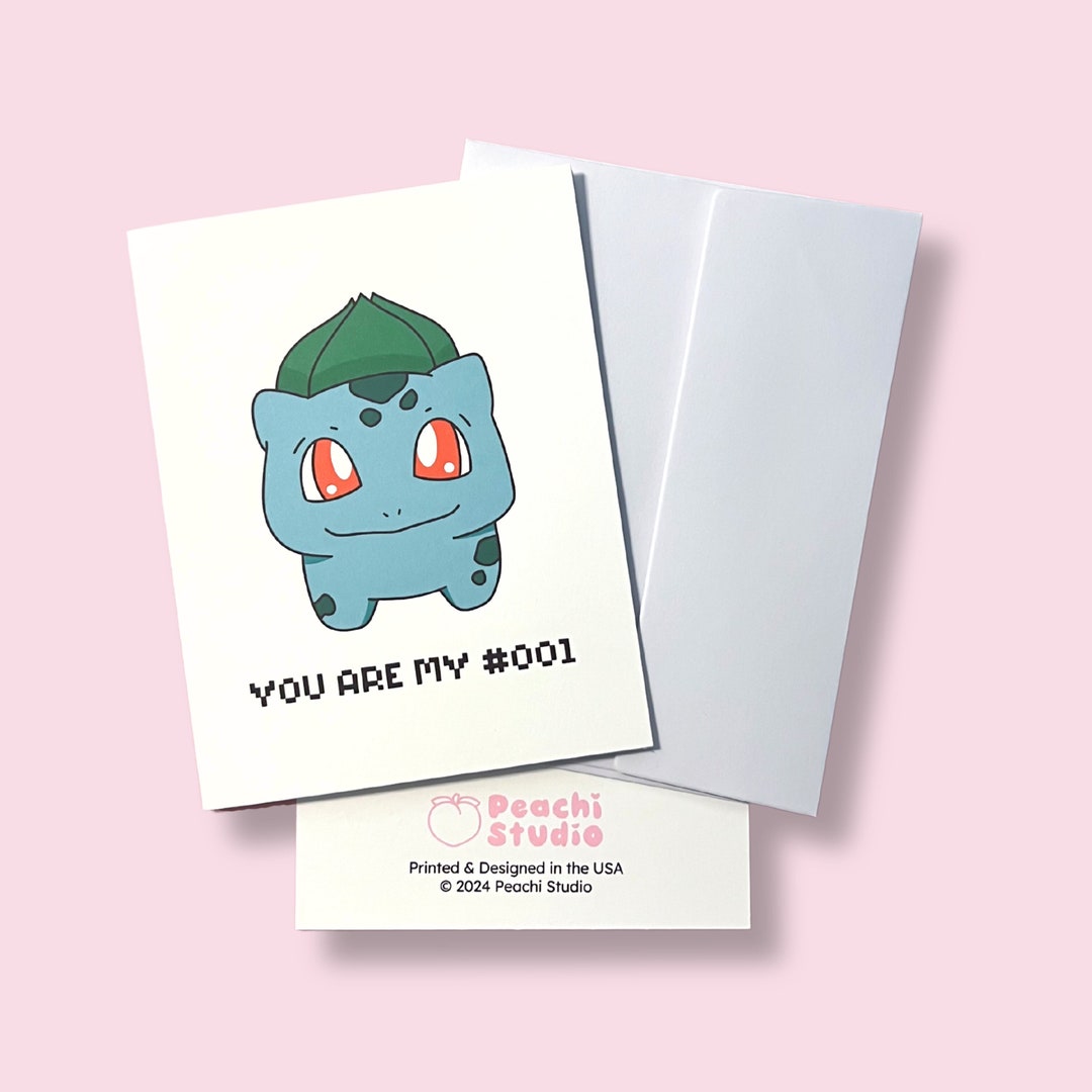 You Are My 001 Pokemon Bulbasaur Love Just Because Thinking of You ...