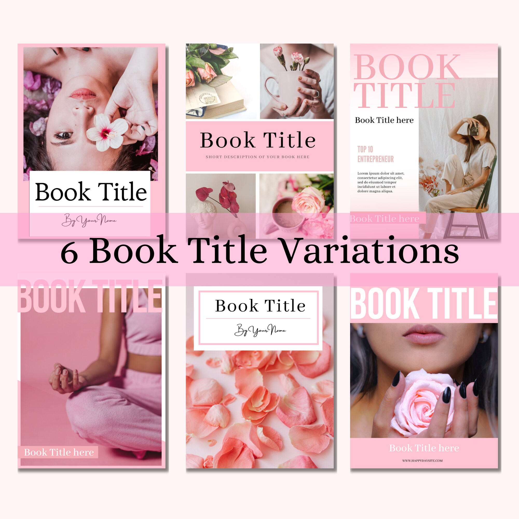 Editable Pink Ebook Template, Canva Template, Beauty Workbook Template ...