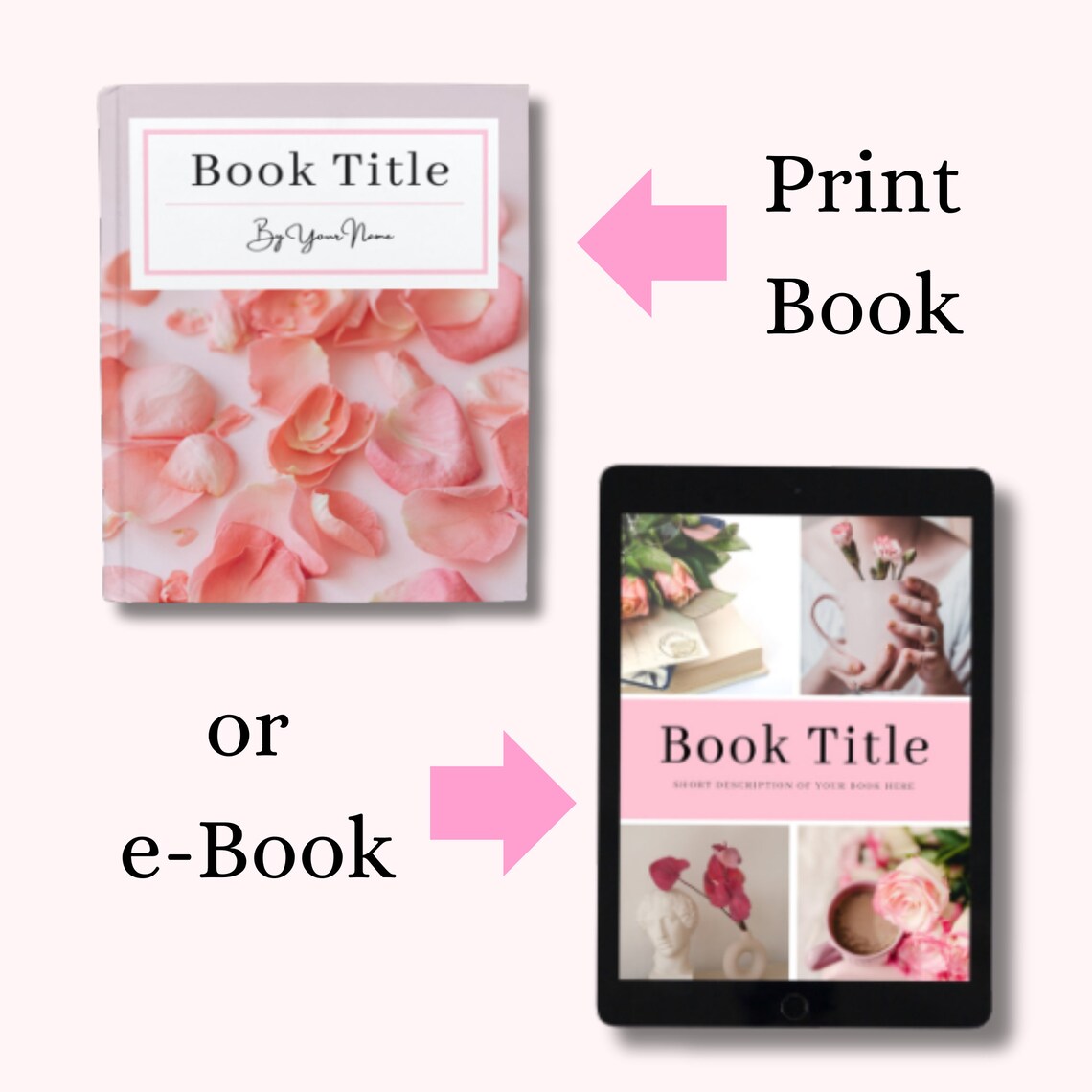 Editable Pink Ebook Template, Canva Template, Beauty Workbook Template ...