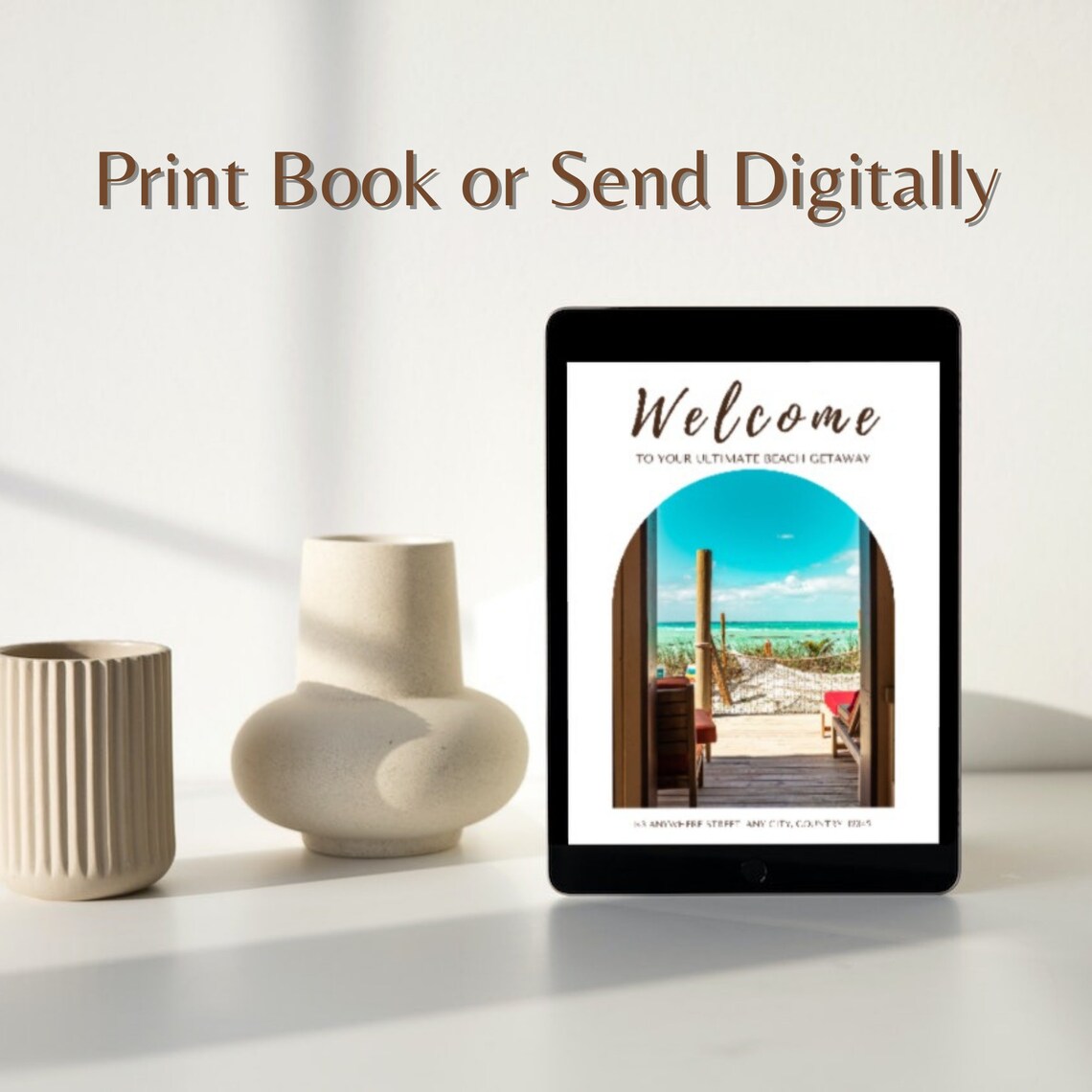 Airbnb Beach Vacation Rental Welcome Book Template , Short Term Rental ...