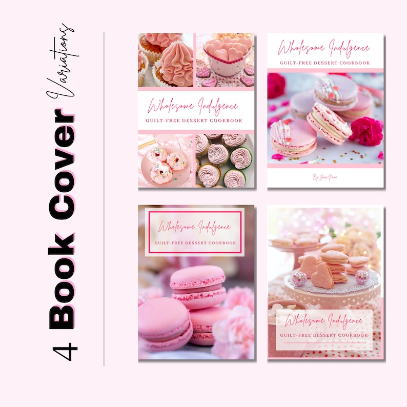 Cookbook Template | Dessert Recipe Book Template | Cook Book Template ...