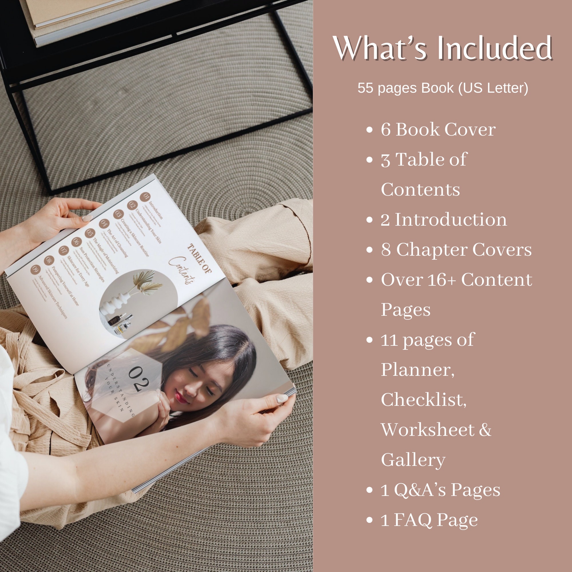 Skincare Ebook Template | Beauty Essentials Ebook | Skin Care Ebook ...