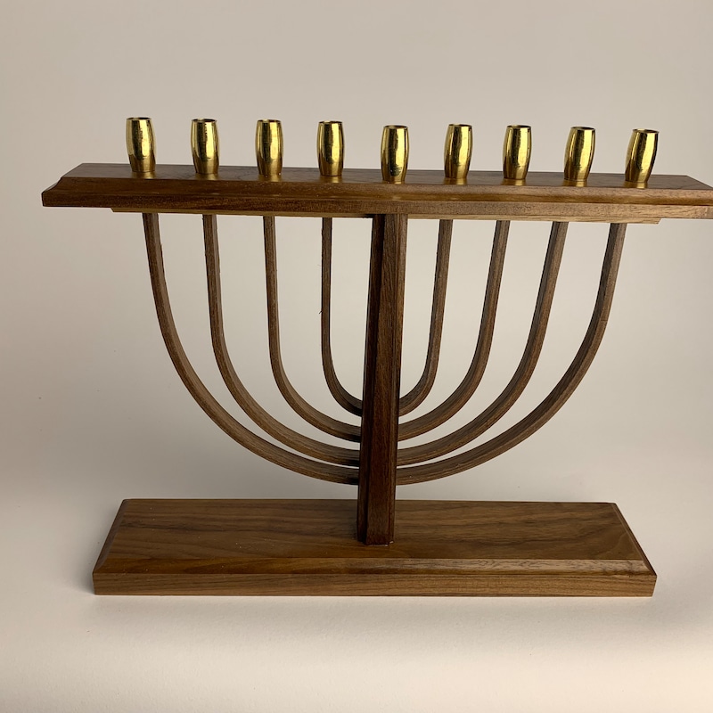 Wood Menorah - Etsy