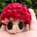 Red Crochet Mushy Pop, Crochet Popping Mushroom. - Etsy