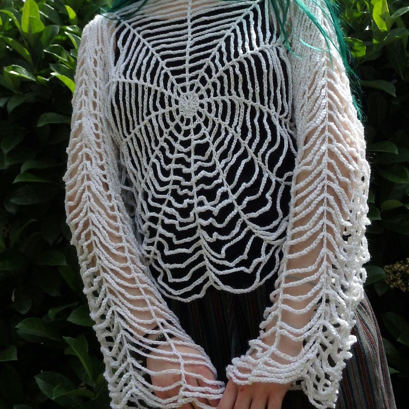 Spider Web Sweater - Etsy