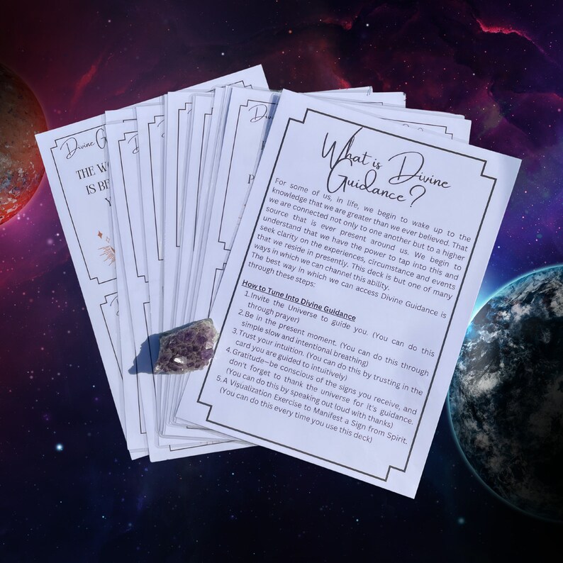 44 Printable Divine Guidance Tarot Deck - Etsy