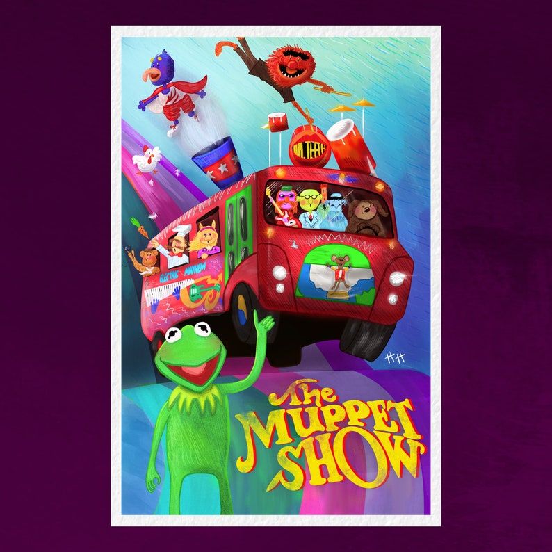 The Muppets Show Cartoon Poster 11x17 - Etsy