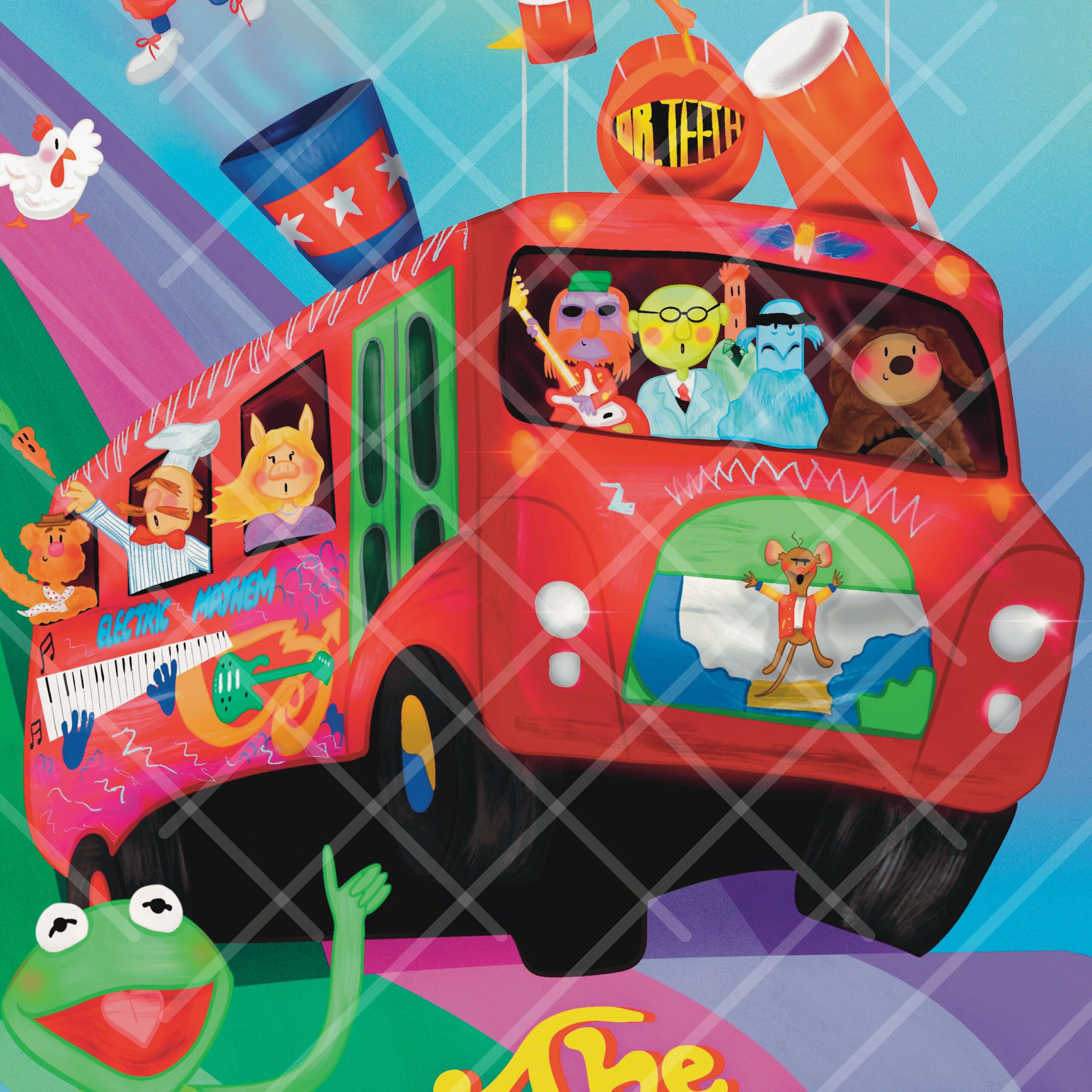 The Muppets Show Cartoon Poster 11x17 - Etsy