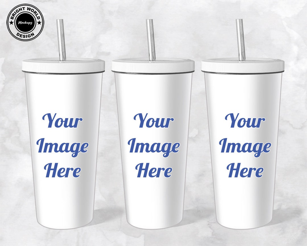 Cold Cup Mockup 24oz Transparent PNG File Dye Sublimation - Etsy