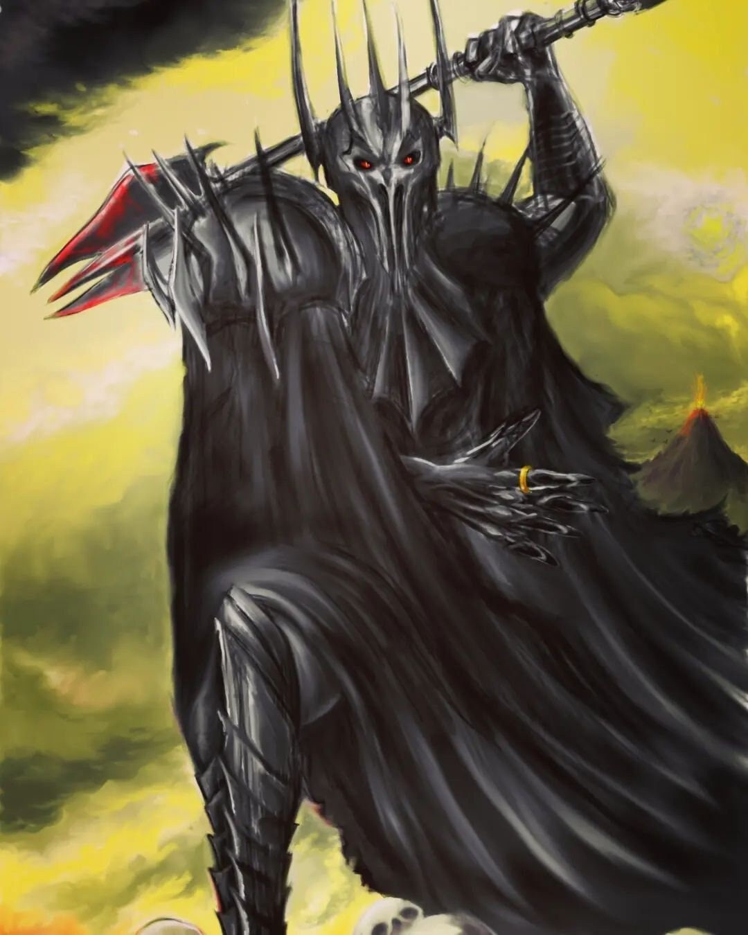 The Dark Lord of Morgoth Digital .ai Vector and Original - Etsy