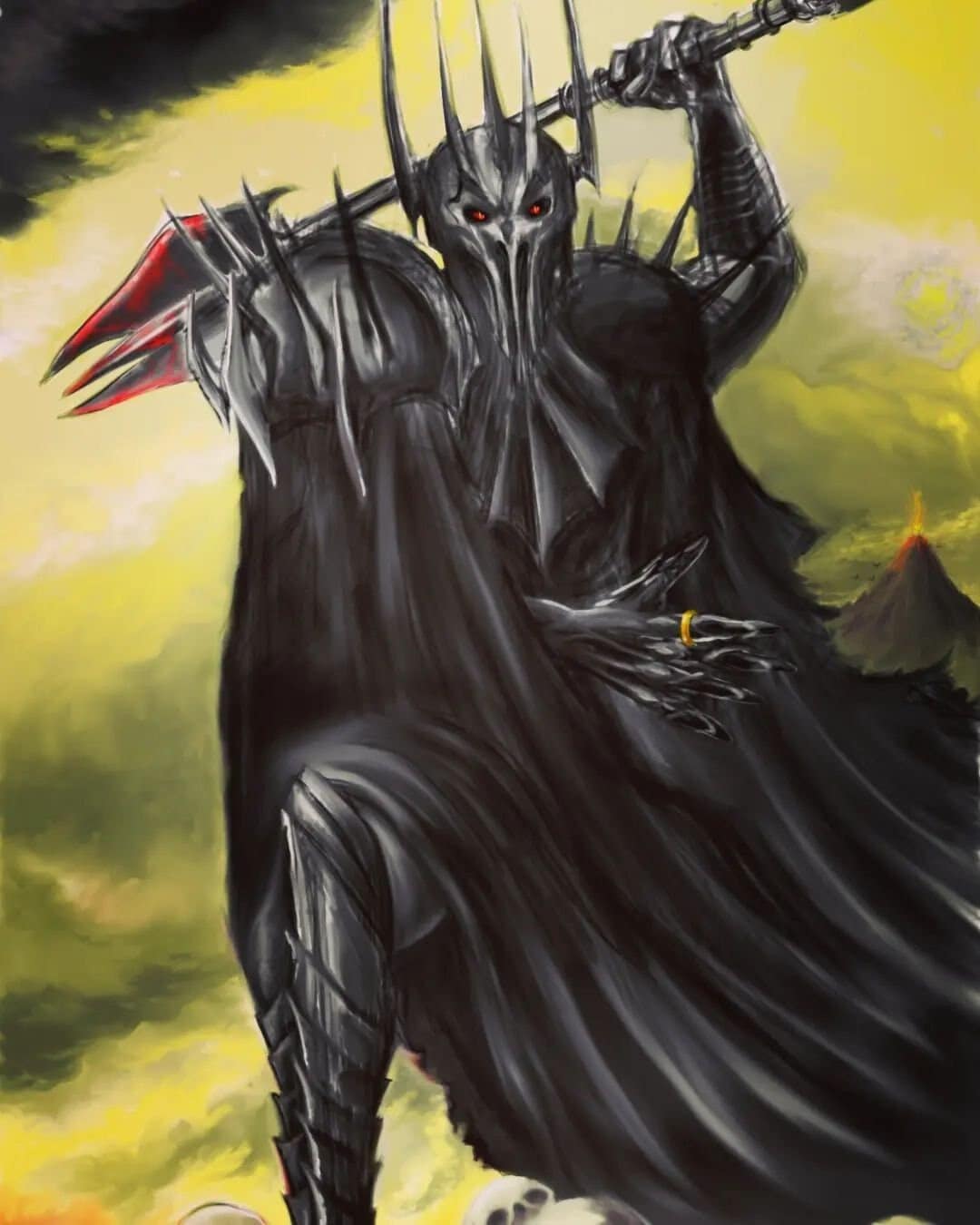 The Dark Lord of Morgoth Digital .ai Vector and Original - Etsy