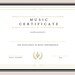 Music Certificates, Achievement Award, Printable Music Awards, PDF ...