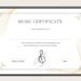 Music Certificates, Achievement Award, Printable Music Awards, PDF ...
