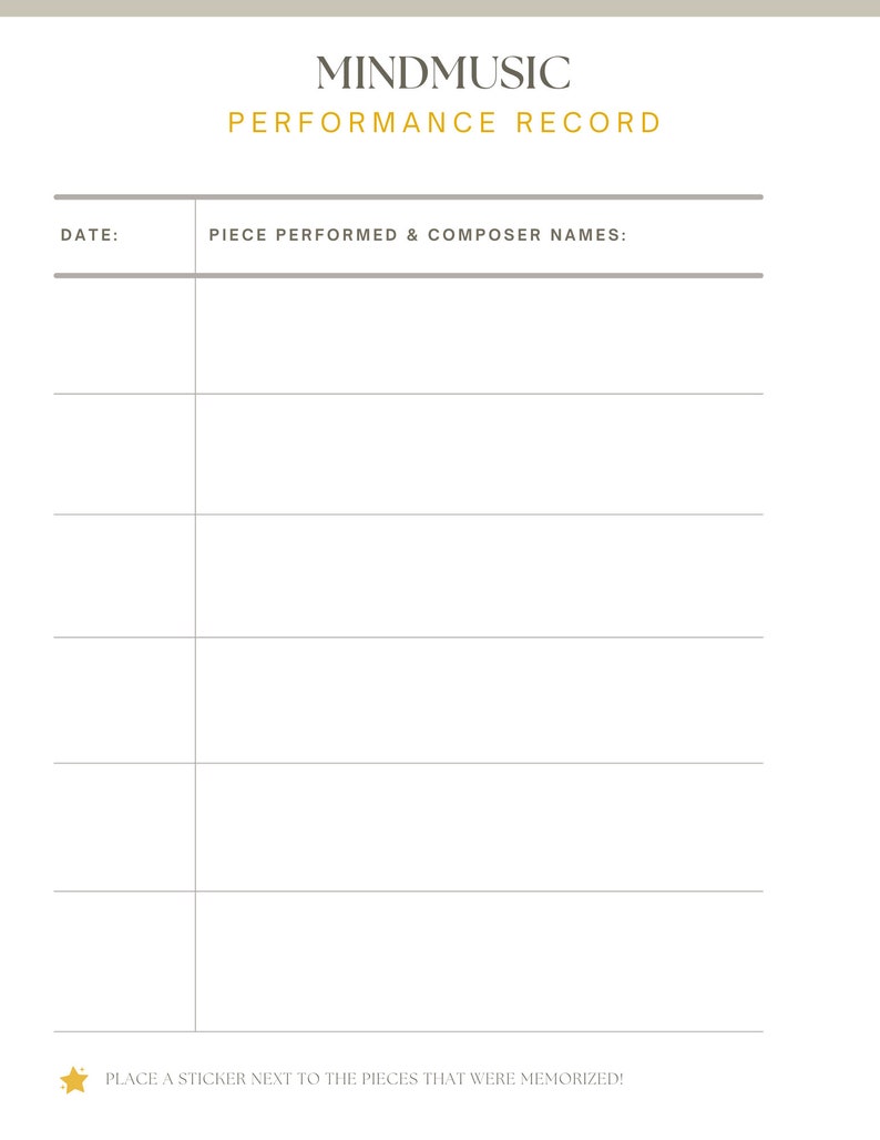 Music Digital Planner, New Sheet and New Covers, Monthly Assignment ...