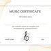 Music Certificates, Bundle, 3 Certificates, FULLY Editable, Achievement ...