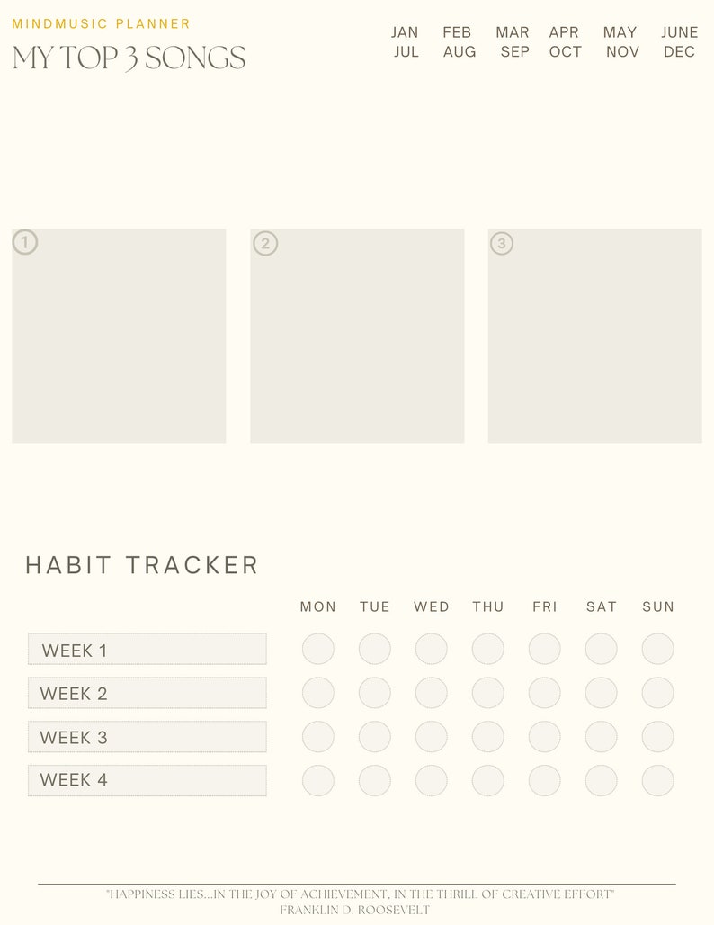 Music Habit Tracker, Assignment Sheet, Practice Tracker, Music Teacher ...