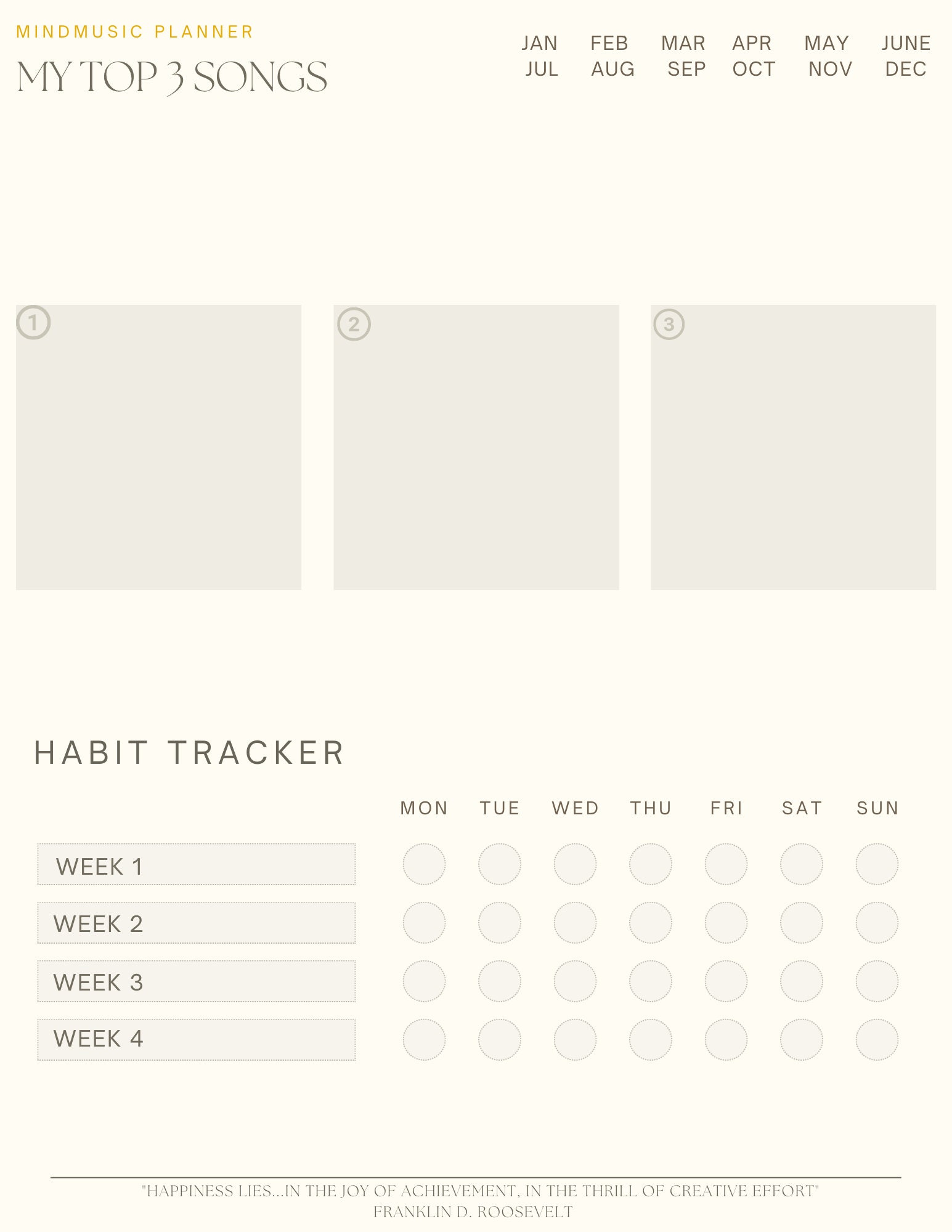 Music Habit Tracker, Assignment Sheet, Practice Tracker, Music Teacher ...
