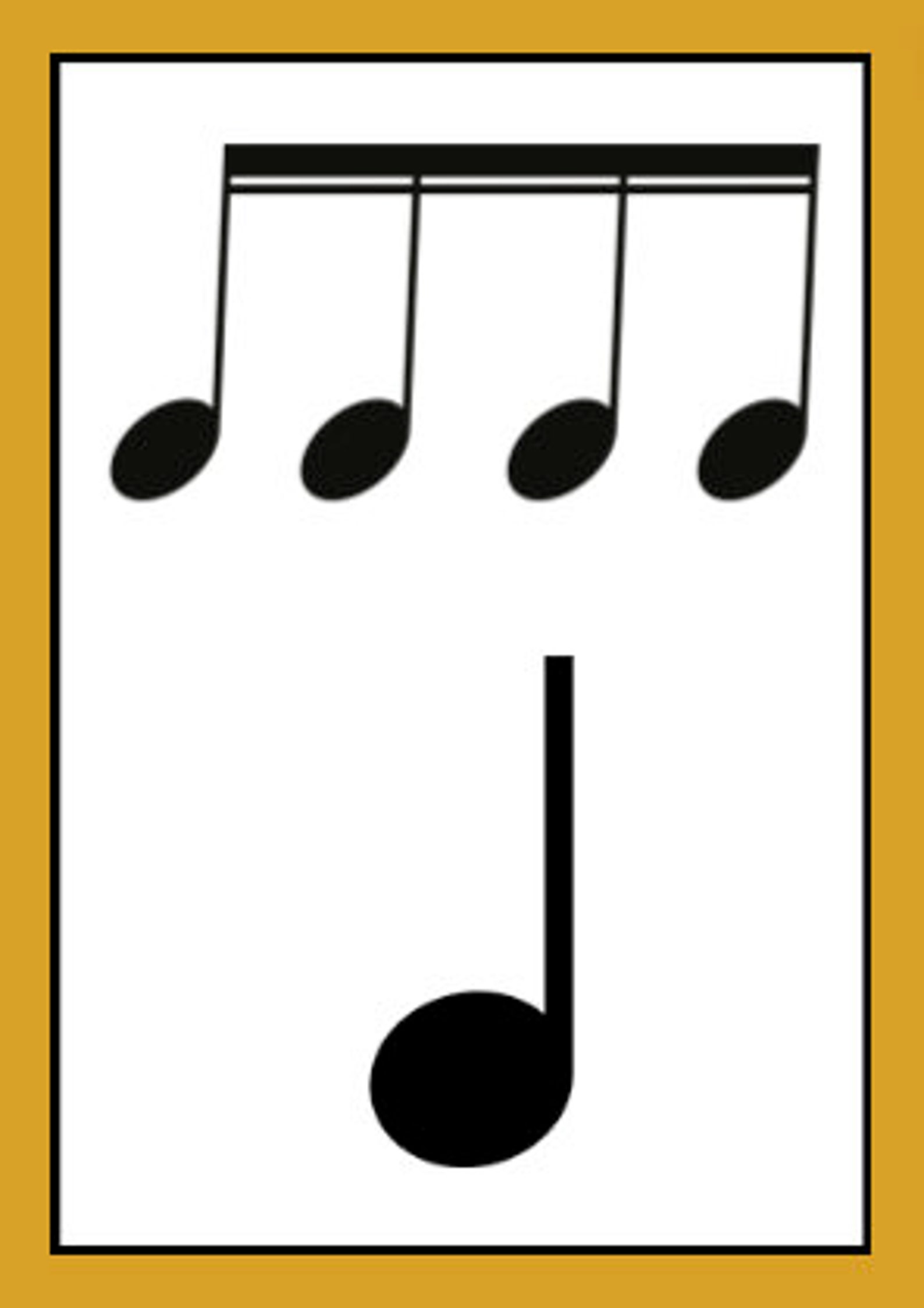 Music Rhythm Card Game With Metronome! Advanced Note Durations. Clap ...