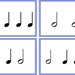 Rhythm Music Flash Cards. Elementary and Intermediate Skill Level, Clap ...