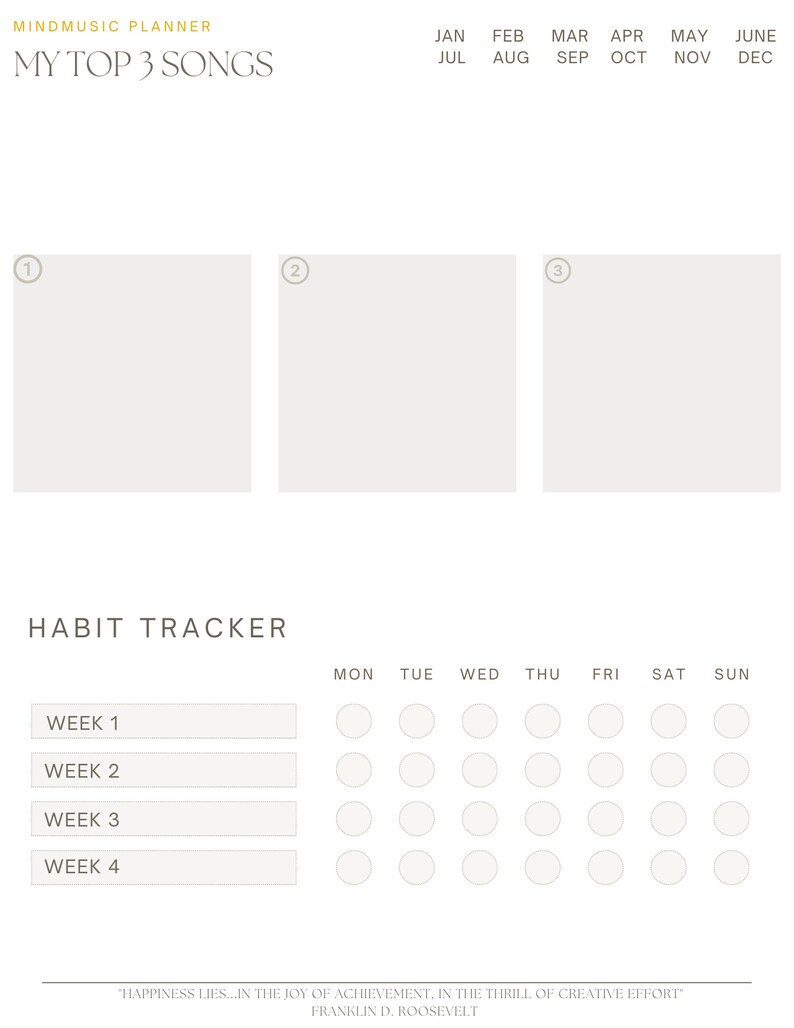 Music Habit Tracker, Assignment Sheet, Practice Tracker, Music Teacher ...