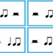 Rhythm Music Flash Cards. Elementary and Intermediate Skill Level, Clap ...