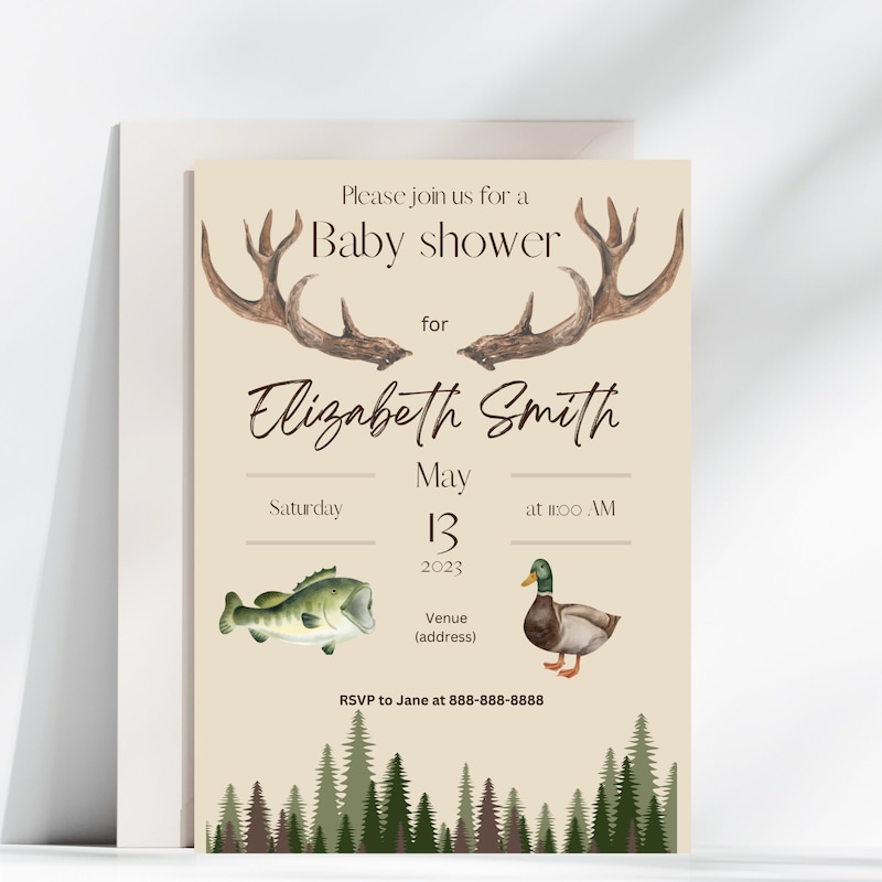 Hunting Baby Shower - Etsy