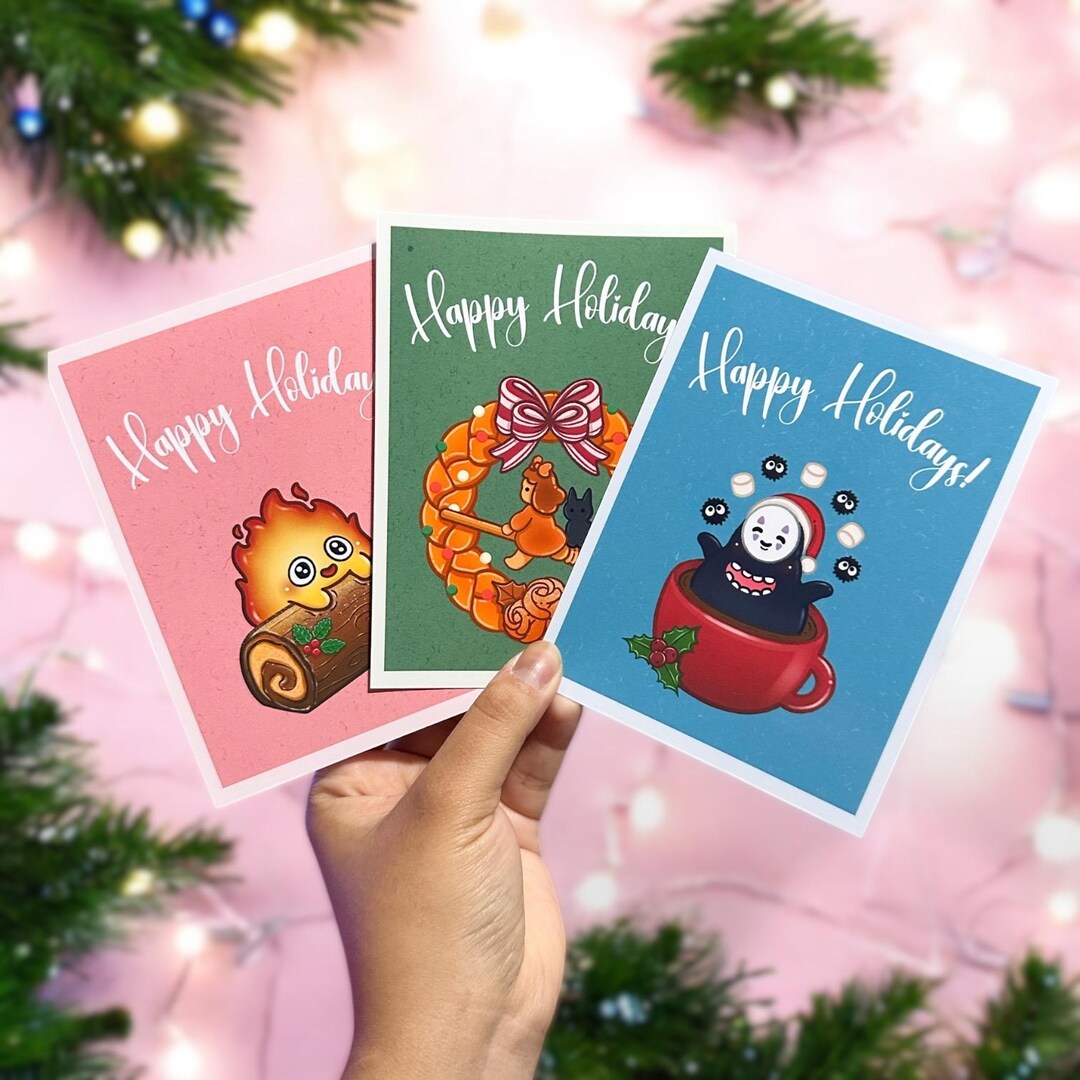 Studio Ghibli Christmas Cards, Ghibli Christmas Cards, Kiki’s Christmas ...