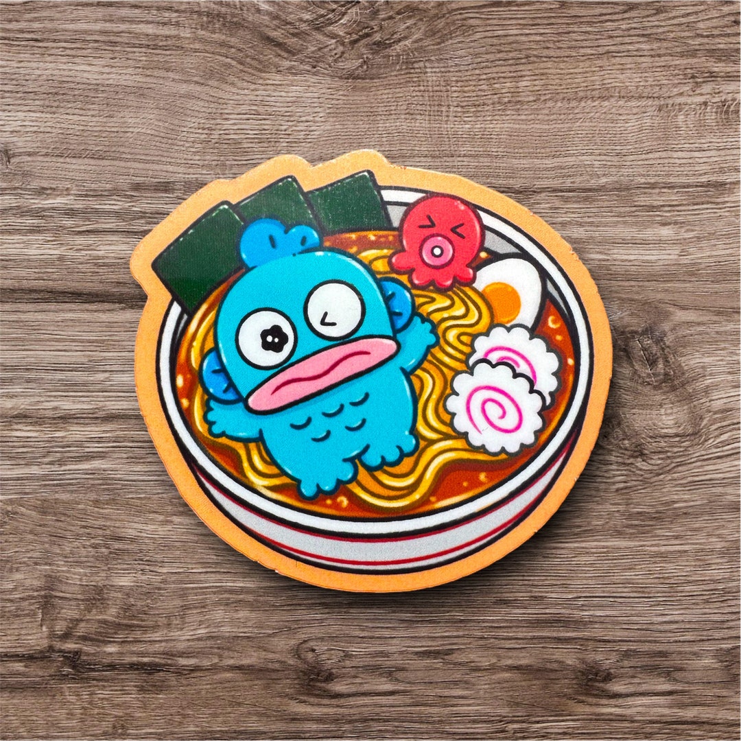 Japanese Sea Buddy Sticker, Cute Japanese Sea Creature Sticker, Ramen ...
