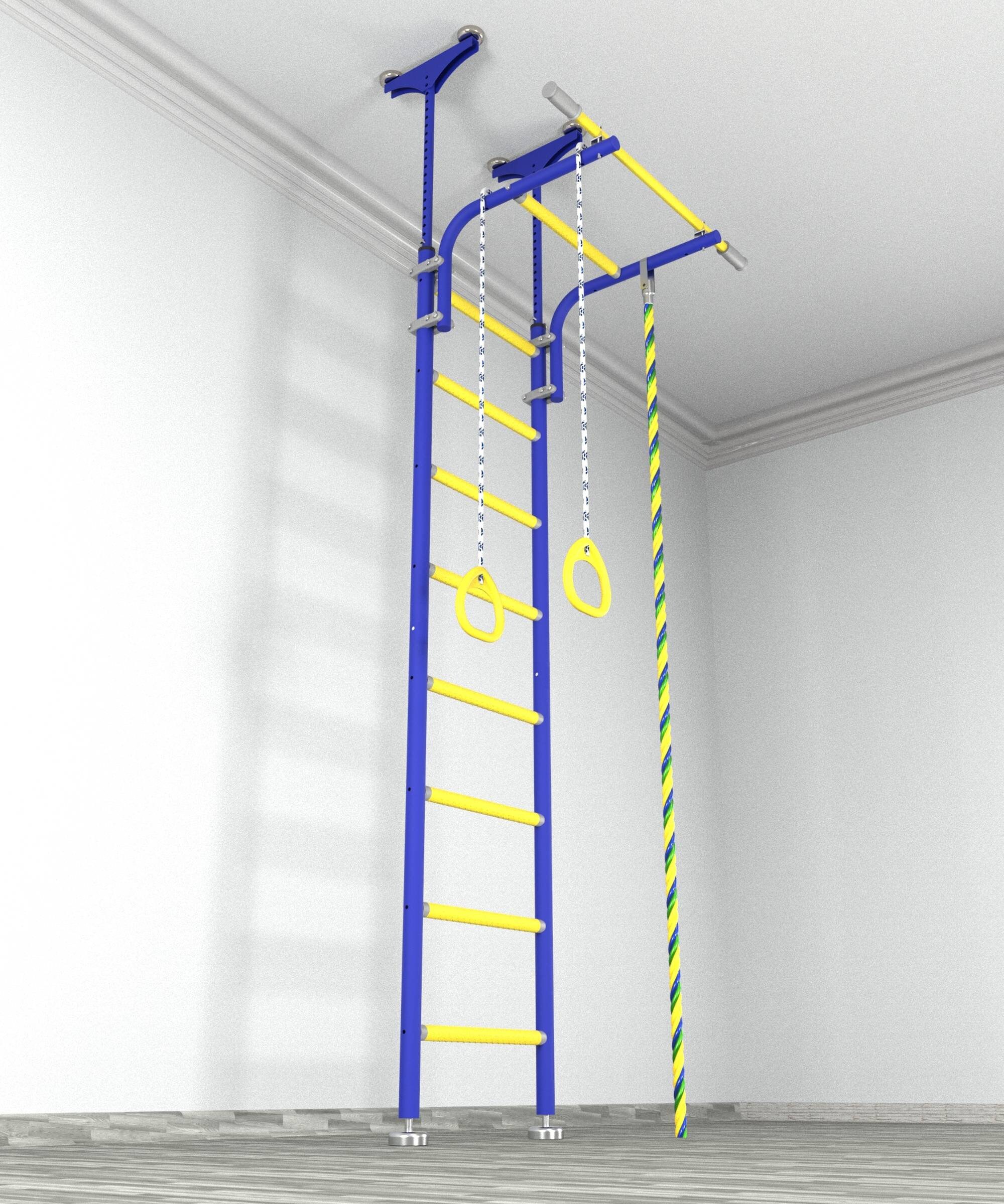 Kids Playground Swedish Ladder Climbing Wall Stall Bars Monkey Bar Kids ...