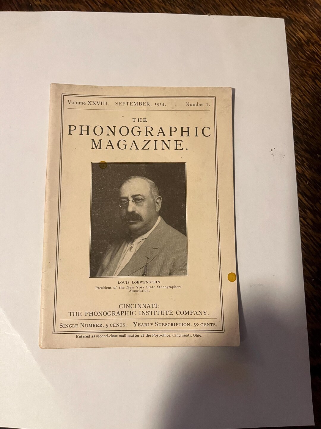 The Phonographic Magazine November 1914 - Etsy