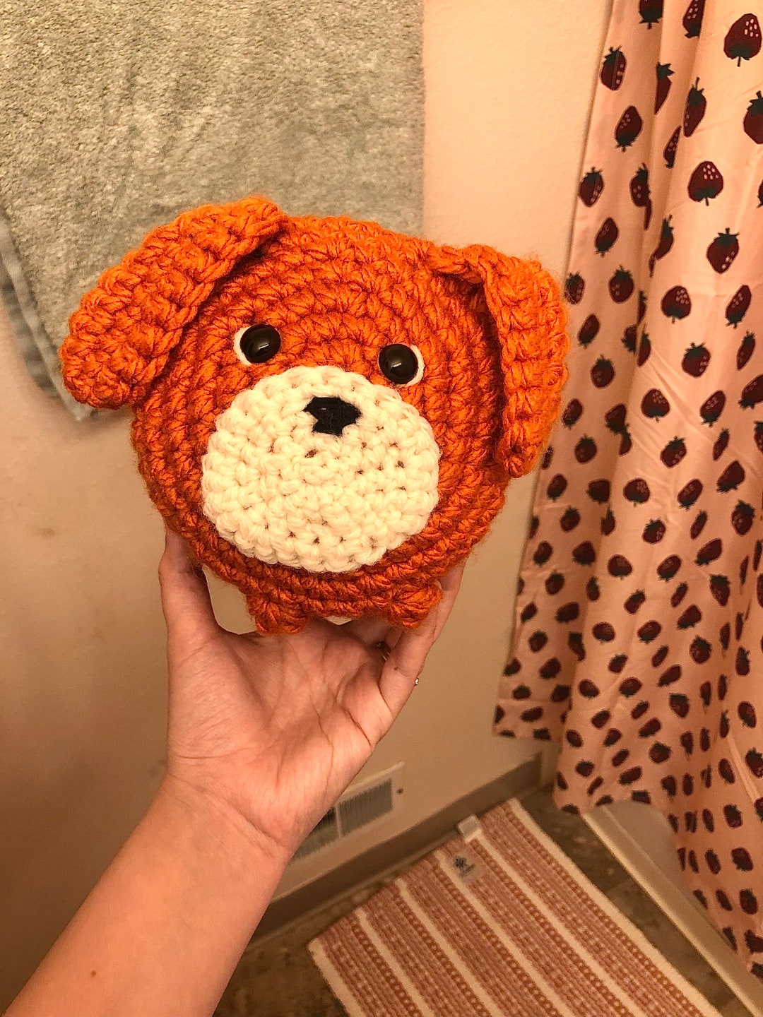 Loaf Puppy Crochet Plush Toy - Cute Soft Amigurumi Toy, Gift for ...