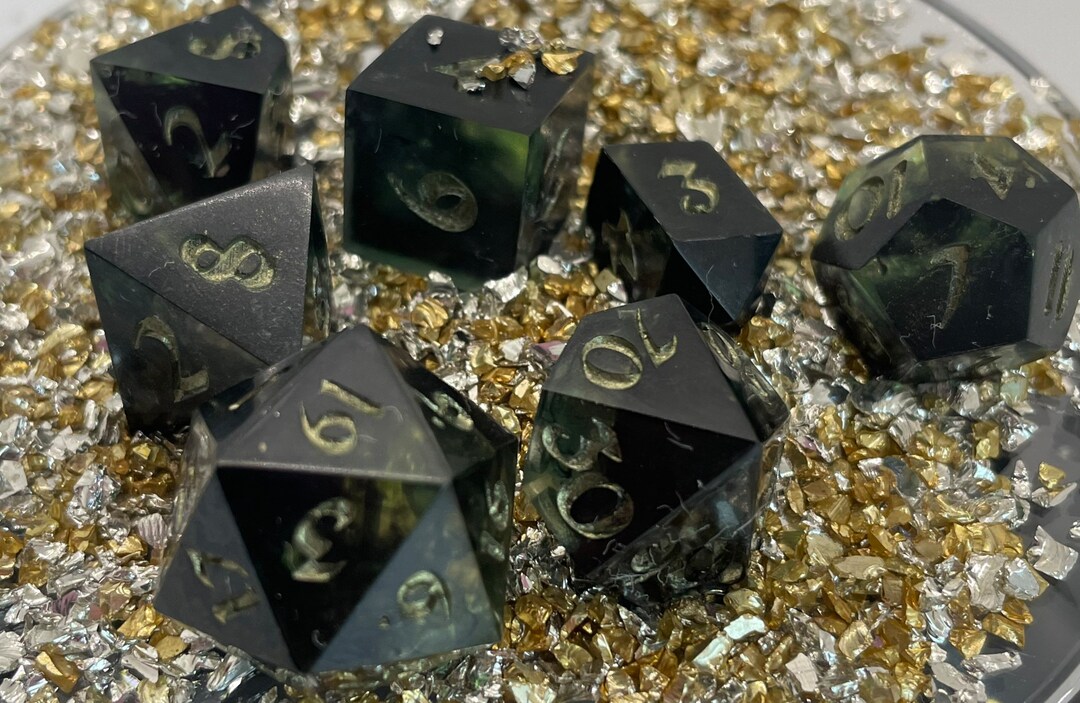 Necromancer Polyhedral Dice Set - Etsy