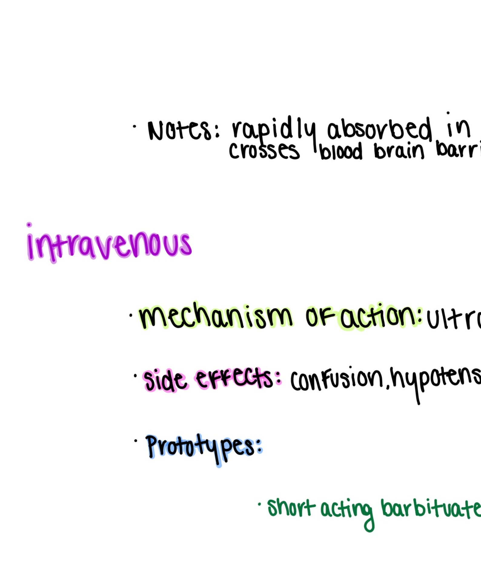 Anesthesia Nursing Pharmacology Cheat Sheet - Etsy
