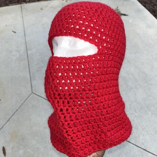 Crocheted Ski Mask - Etsy