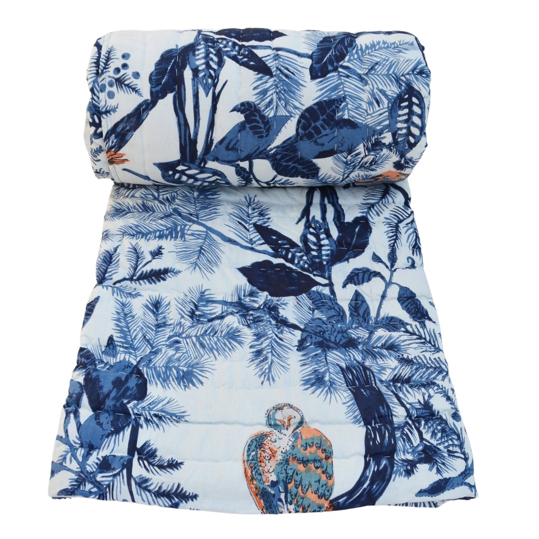 Amazing Hand Block Cotton Rajai, Bedding Set, Handmade Rajai, Blanket ...