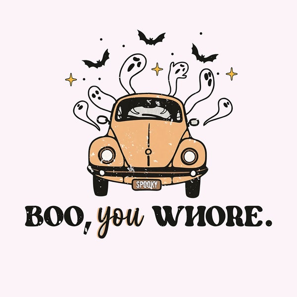 Boo You Whore - Etsy