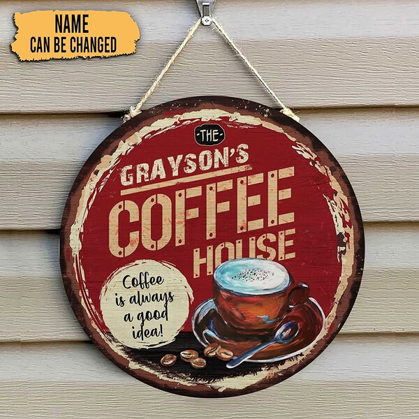 Wooden Coffee Sign - Etsy
