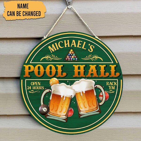 Billiard Sign - Etsy