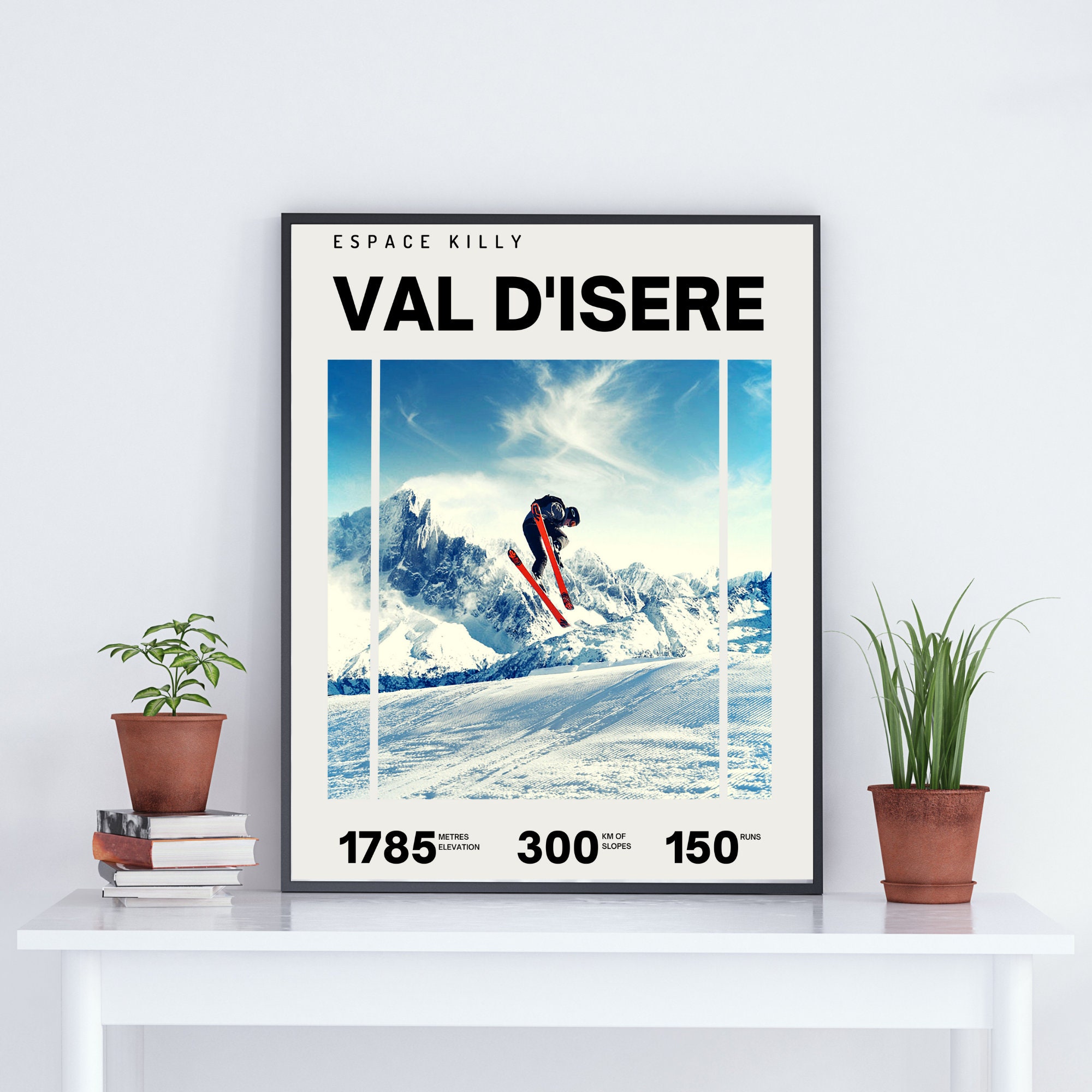 Val D'isere Ski Resort Wall Art Poster - Etsy